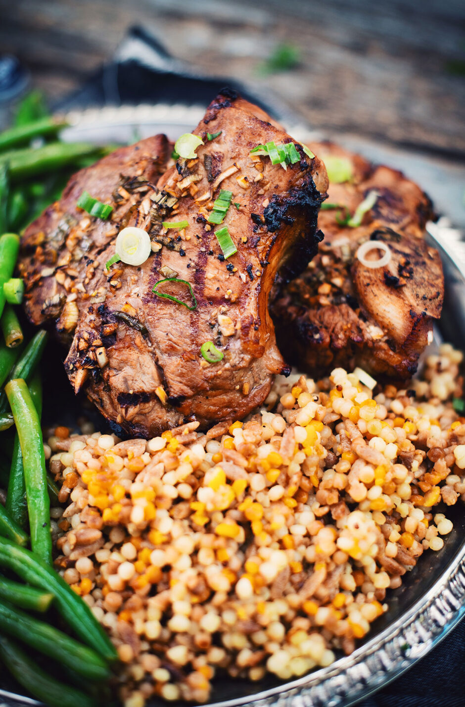 Barbecued duck breasts with blueberry sauce - Le Coup de Grâce