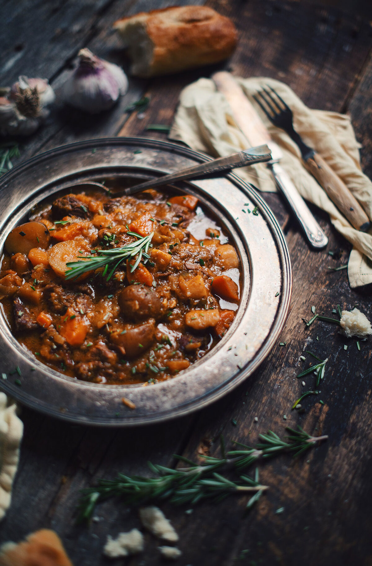 Ragoût de bœuf à la soupe à l’oignon gratinée - Le Coup de Grâce