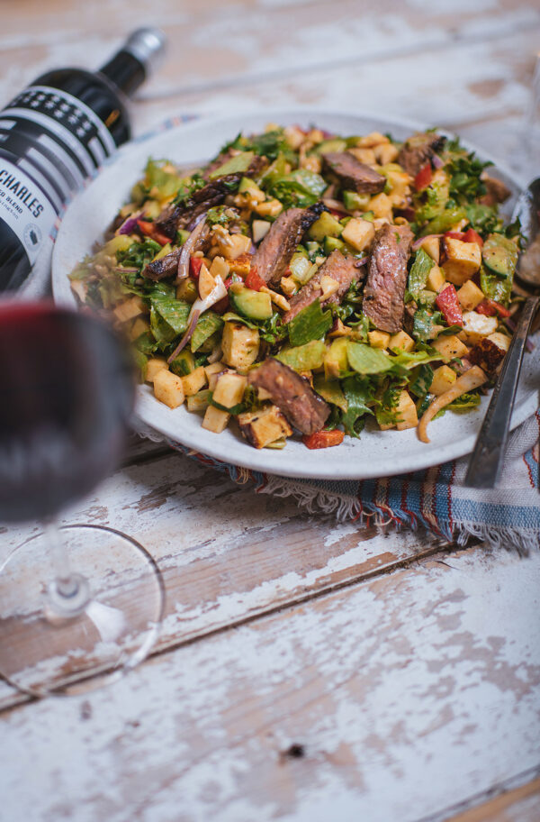 Salade estivale de boeuf grillé - Le Coup de Grâce