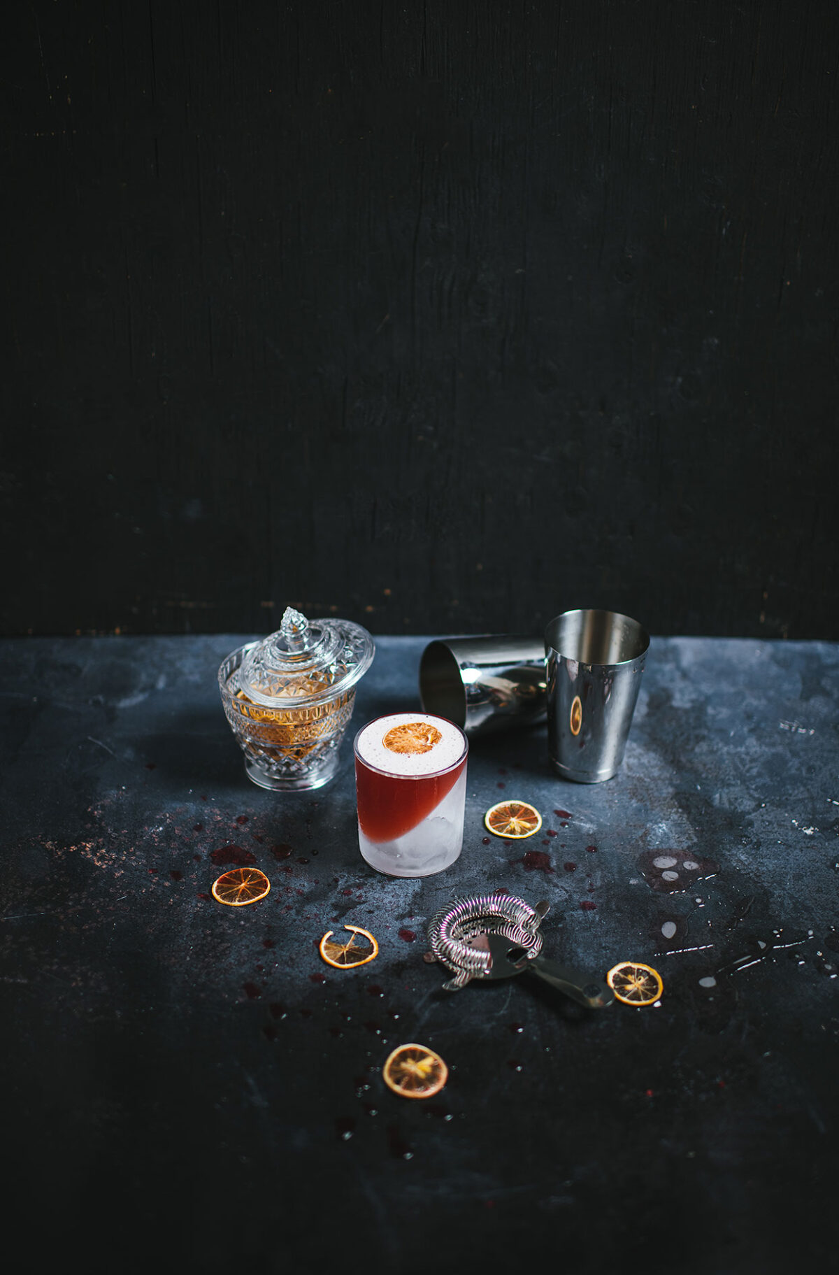 Negroni sour sans alcool - Le Coup de Grâce