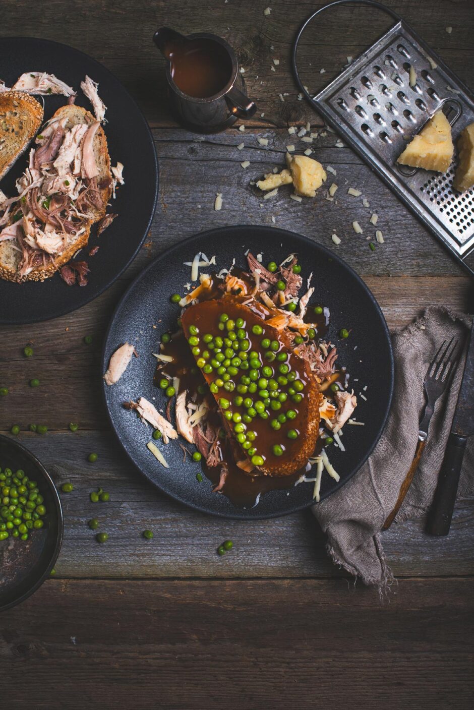 Hot Chicken with Duck Confit and Perron Porto Cheese